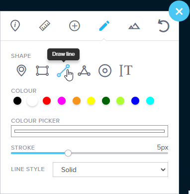 Drawing tools and editing places - Queensland Globe