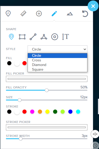 Drawing tools and editing places - Queensland Globe