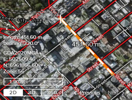 Measuring Distances and Elevations - Queensland Globe Help