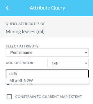Search and Query Tools - Queensland Globe Help